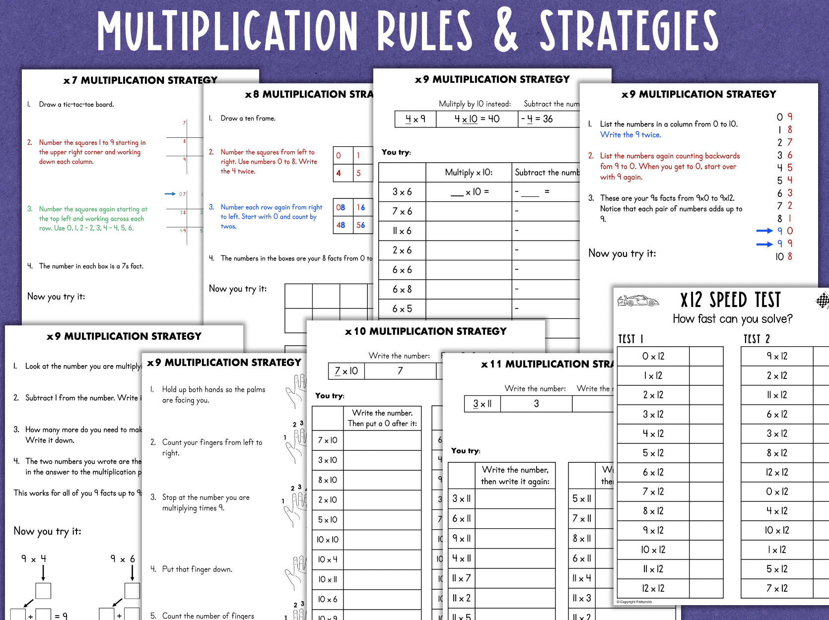 Multiplication Facts Fluency Practice Drills Trick | Made By Teachers