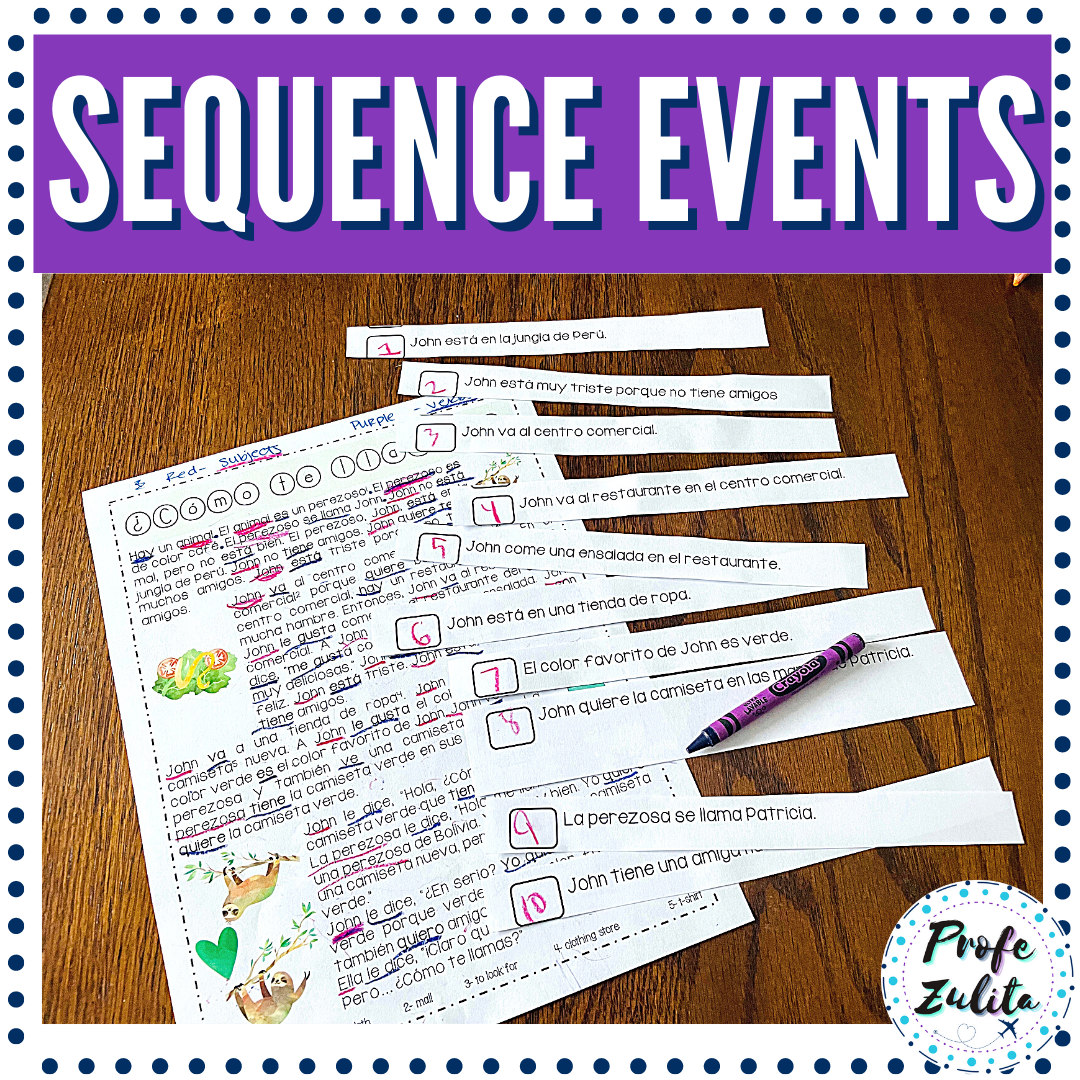 Spanish Story: Super 7 Verbs | Mini Unit | Made By Teachers