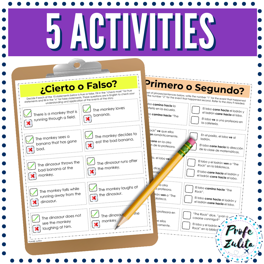 Spanish Stories: AR and ER Verbs | Present Tense - Made By Teachers