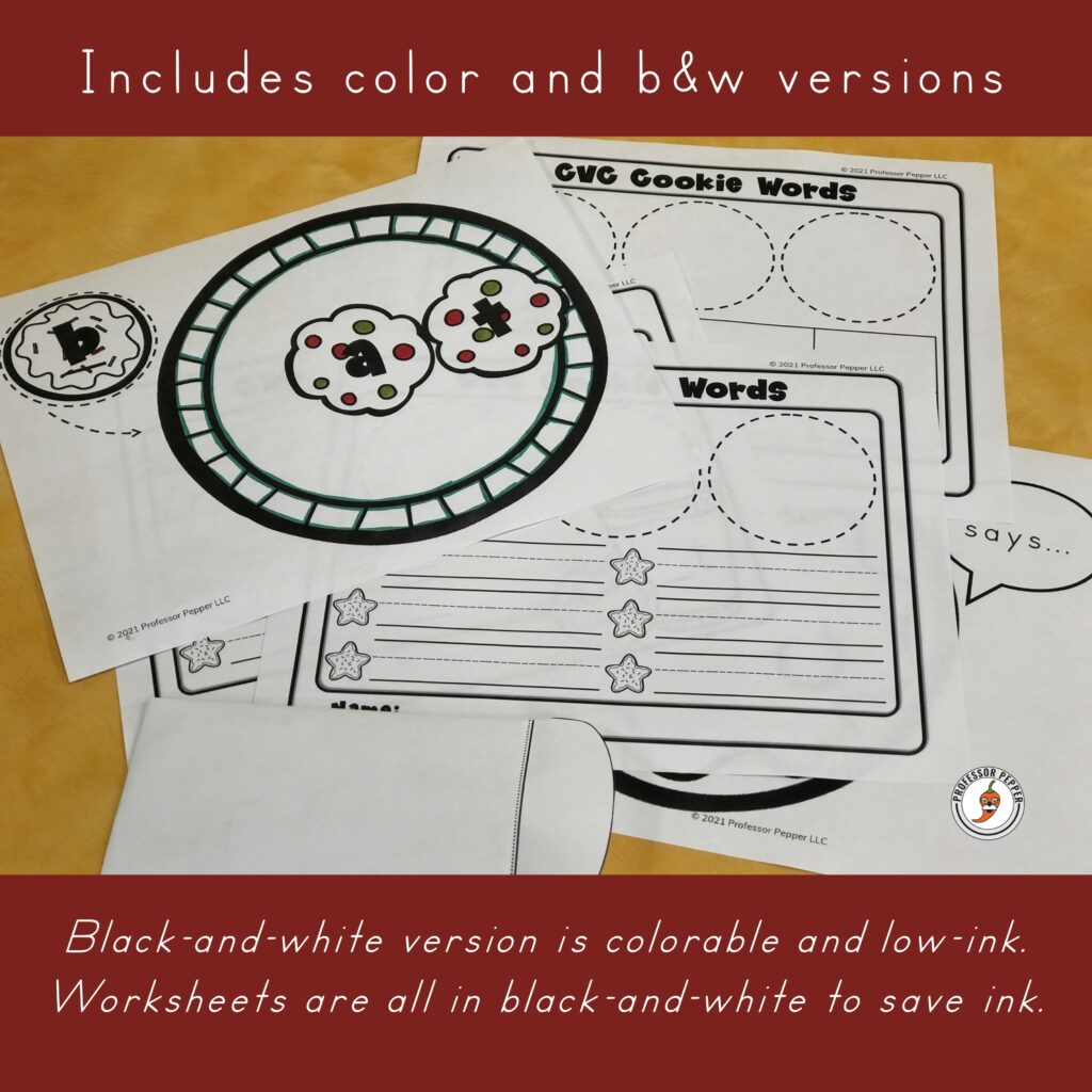 CVC Cookies - CVC Word Family Game & Worksheets | Made By Teachers