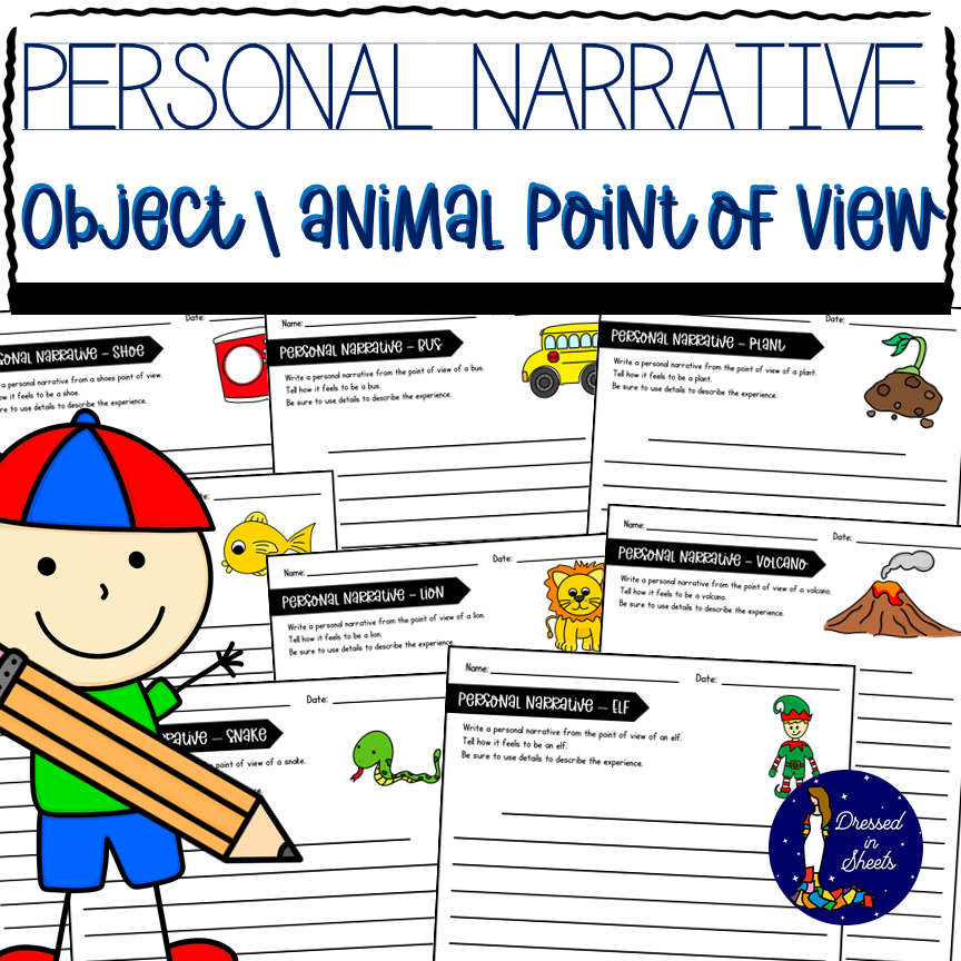 Personal Narratives from Objects and Animals Point | Made By Teachers