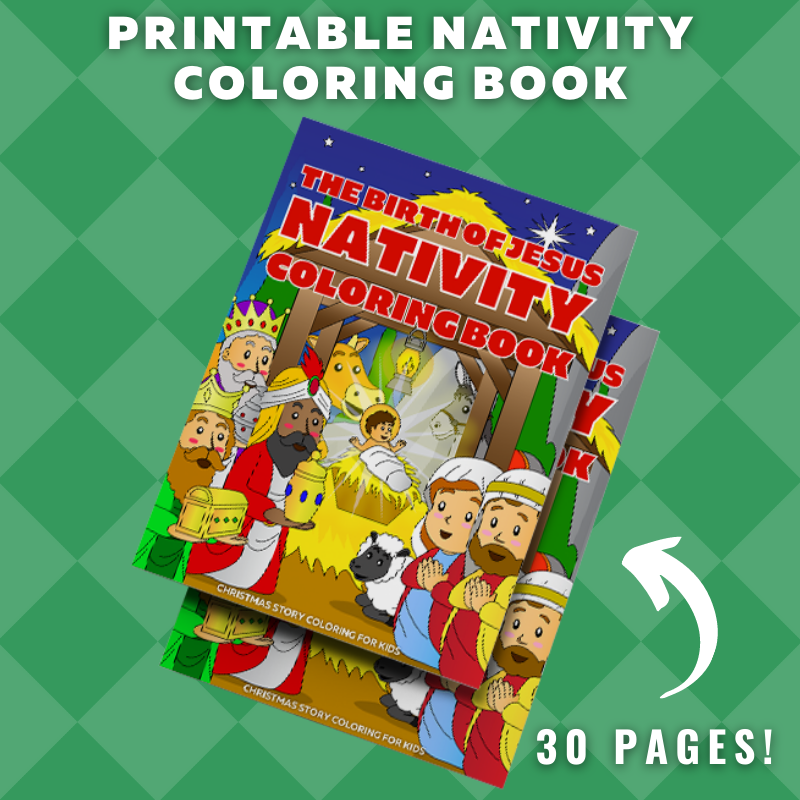 Printable Birth of Jesus Nativity Coloring Book | Made By Teachers