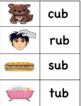 CVC Words Pocket Chart Sorting - Made By Teachers