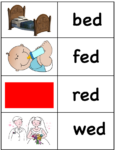 CVC Words Pocket Chart Sorting - Made By Teachers