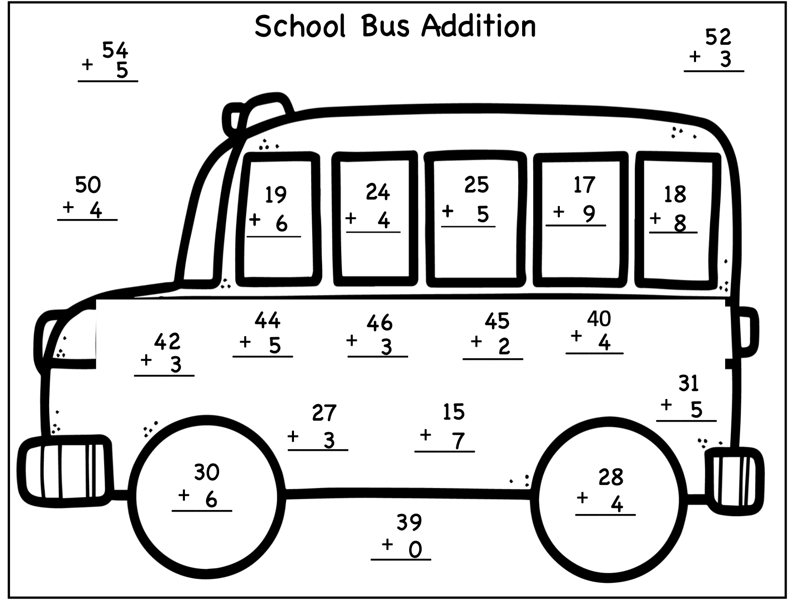 Addition And Subtraction Coloring Sheets Made By Teachers