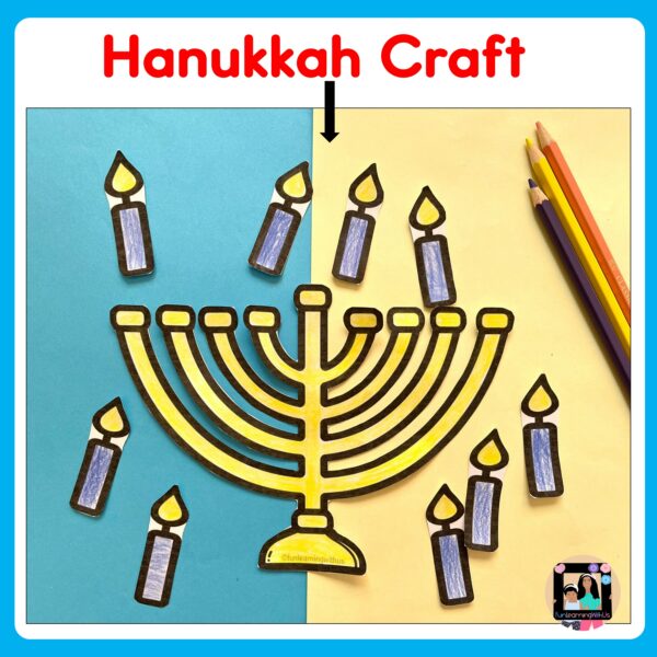 Hanukkah Craft | Hanukkah craftivity | Made By Teachers