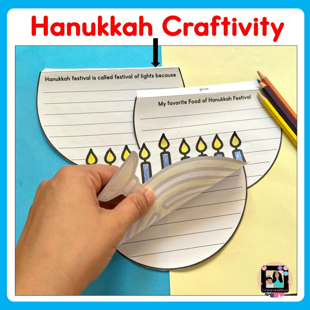 Hanukkah Craft | Hanukkah craftivity | Made By Teachers