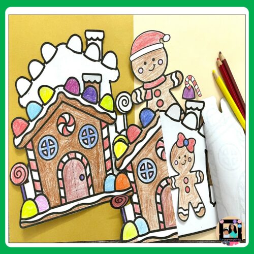GINGERBREAD HOUSE CRAFT Christmas Activities - Made By Teachers
