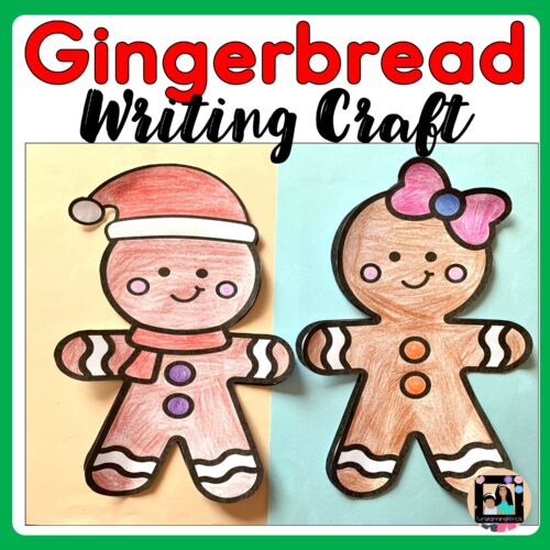 GINGERBREAD MAN Writing CRAFT Christmas Activities | Made By Teachers