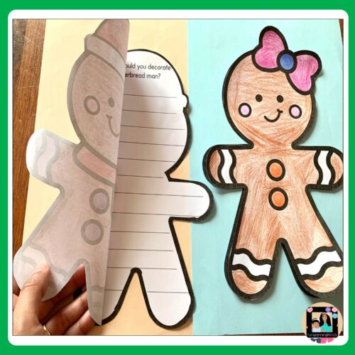 GINGERBREAD MAN Writing CRAFT Christmas Activities - Made By Teachers