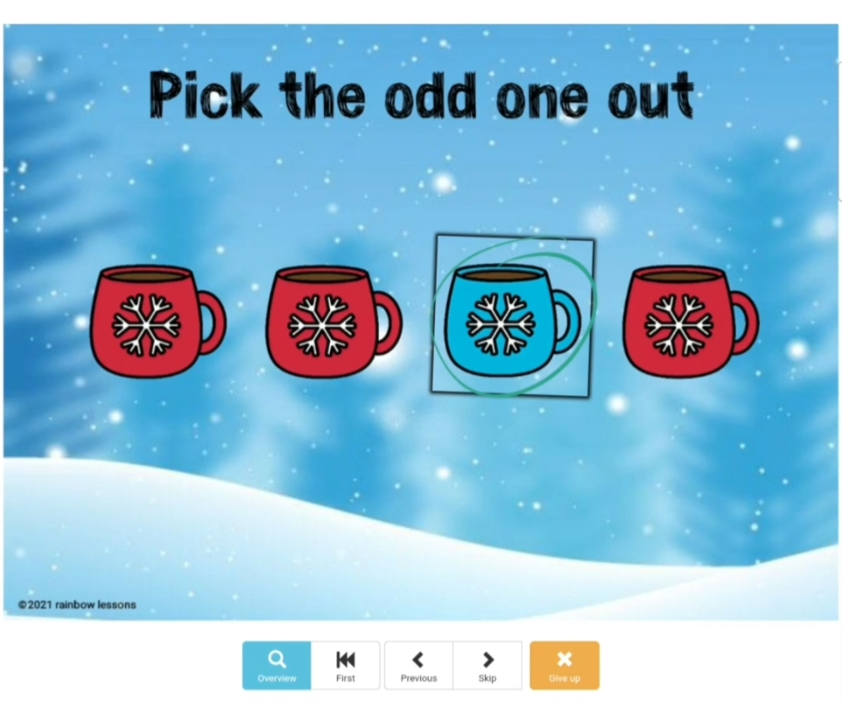 Christmas Odd One Out | Christmas Math Games | Made By Teachers