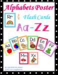 Alphabet Posters with Flash Cards (Polka Dots) | Made By Teachers