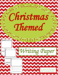 Christmas Themed Writing Paper - Made By Teachers