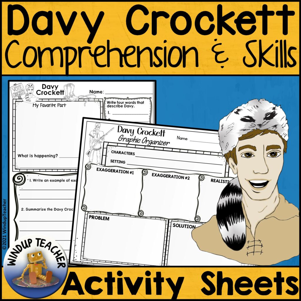 Davy Crockett Activity Sheets | Print and Go! - Made By Teachers
