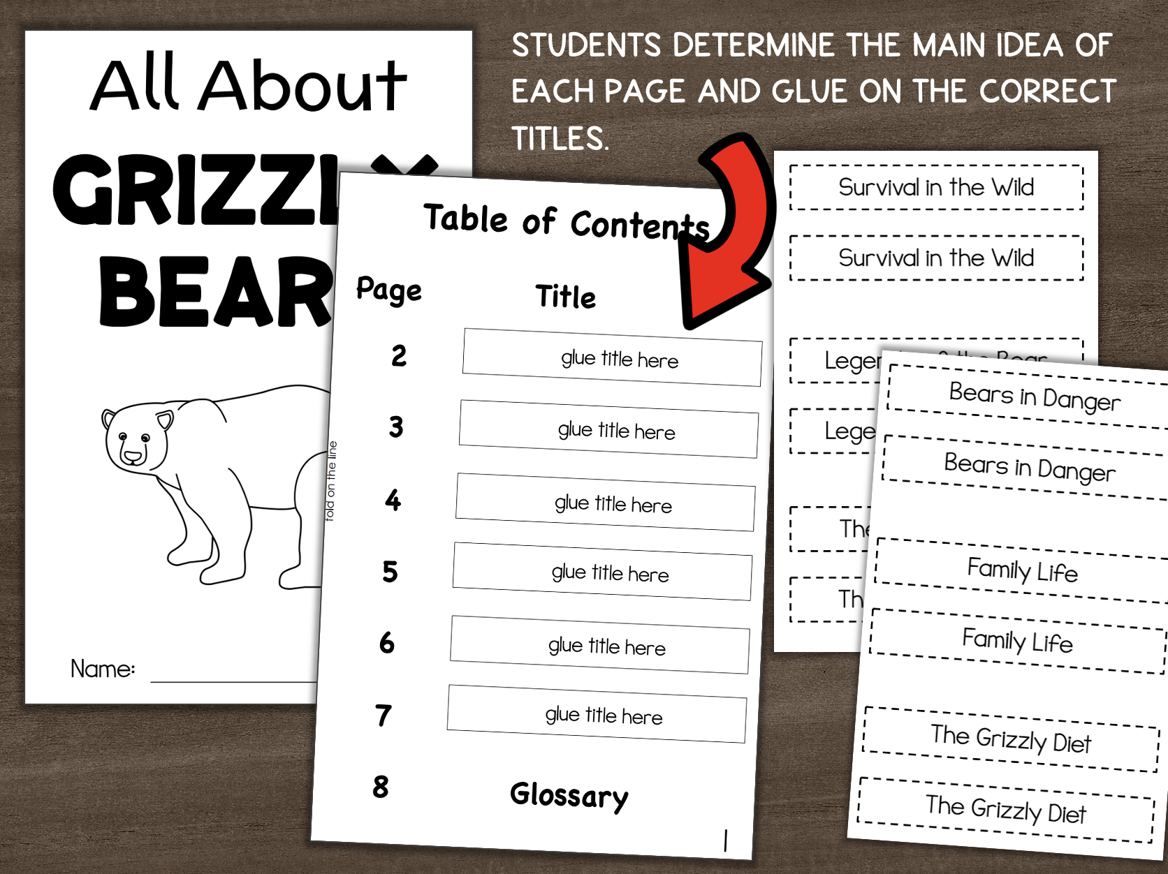 Grizzly Bears Interactive Reading Comprehension - Made By Teachers