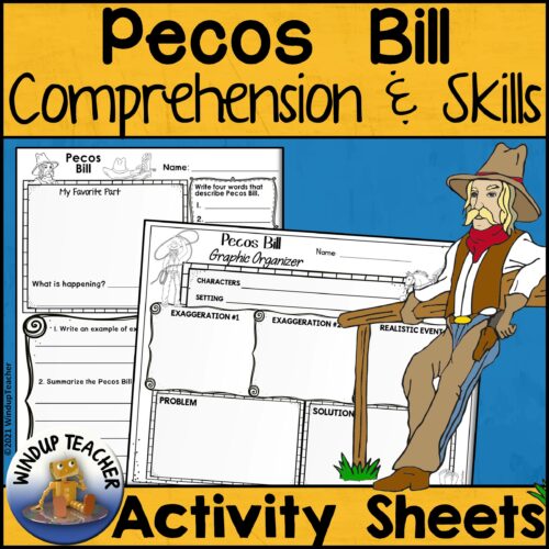 Pecos Bill Activity Sheets | Print and Go! | Made By Teachers