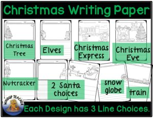 Christmas Writing Papers - Made By Teachers