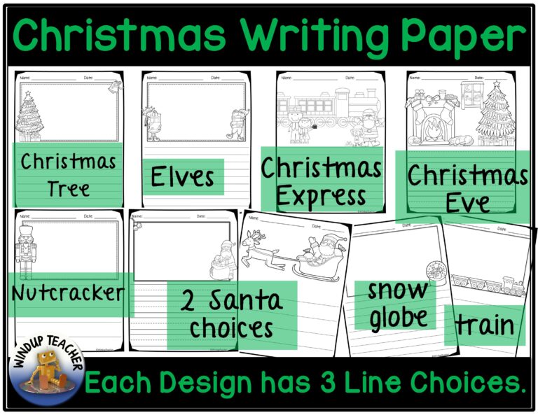 Christmas Writing Papers - Made By Teachers