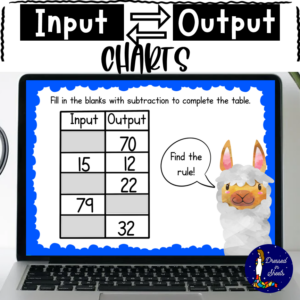 Input and Output Charts Boom Cards - Made By Teachers