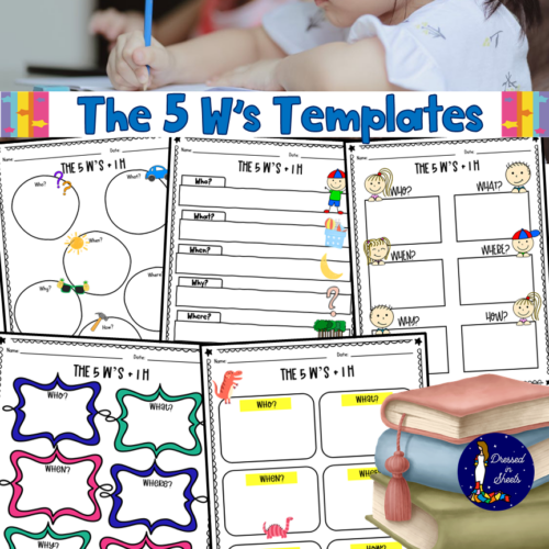 The 5 W's Who, What, When, Where, Why, How - Made By Teachers