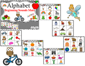 Beginning Sounds Alphabet Mats - Made By Teachers