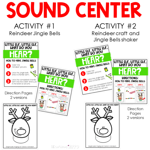 Christmas Centers 5 Senses - Made By Teachers