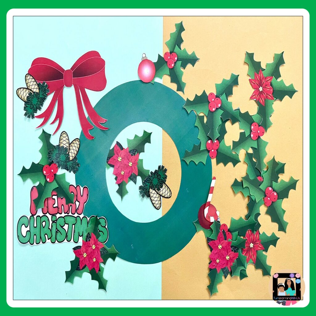 Christmas Wreath Craft | December Craft | Made By Teachers