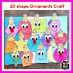 Christmas 2D shape Crafts bundle | Made By Teachers
