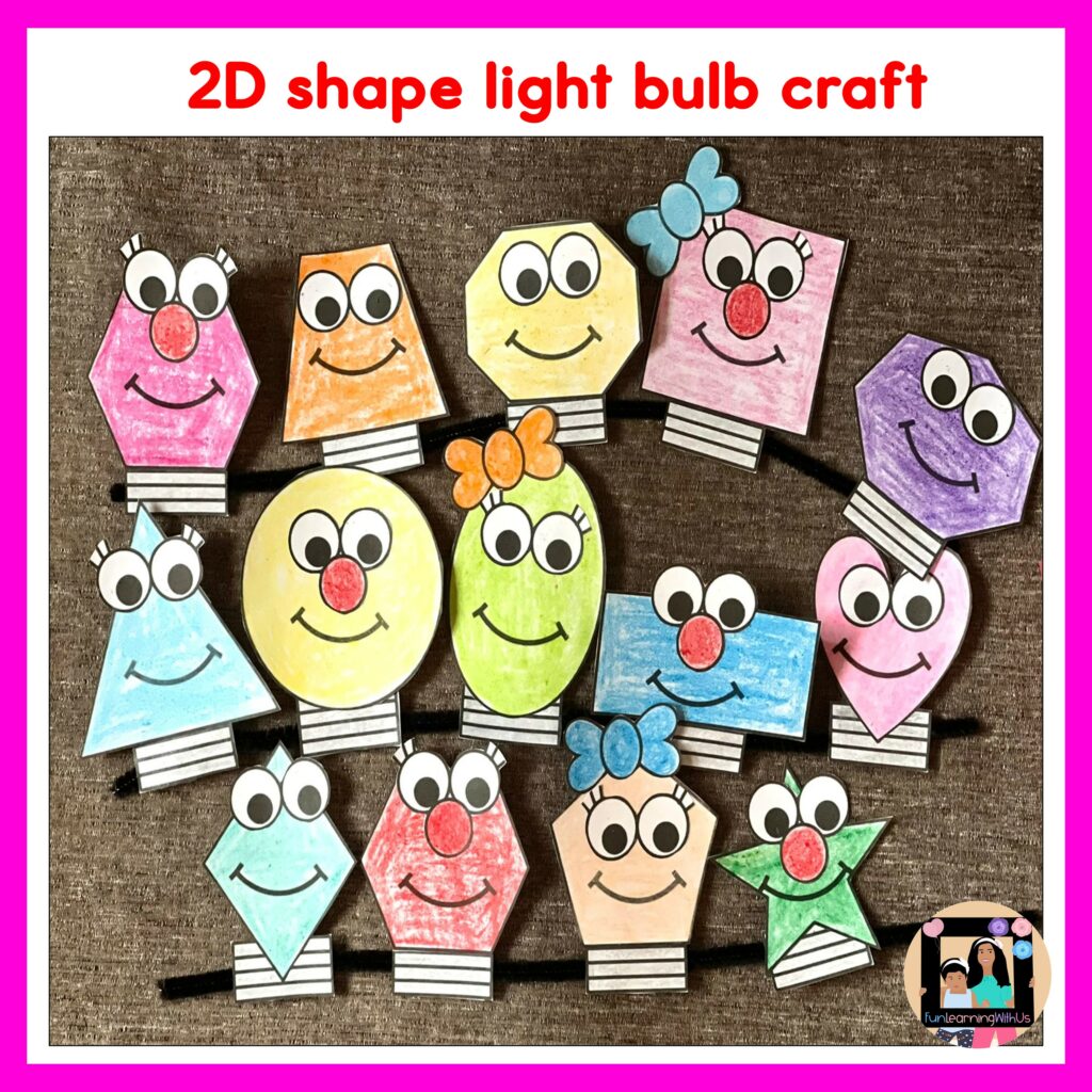 Christmas 2D shape Crafts bundle | Made By Teachers