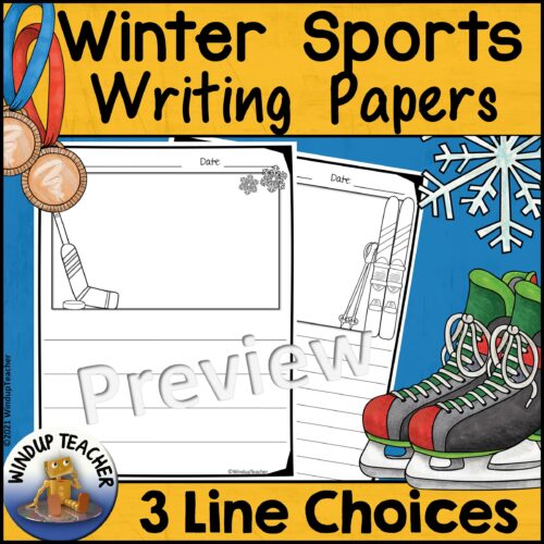 Winter Sports Writing Papers | Made By Teachers