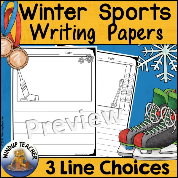 Winter Sports Writing Papers | Made By Teachers
