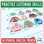 Winter Guess Who Game in Spanish, French, English | Made By Teachers