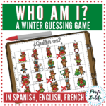 Winter Guess Who Game in Spanish, French, English - Made By Teachers