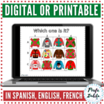 Winter Guess Who Game in Spanish, French, English | Made By Teachers