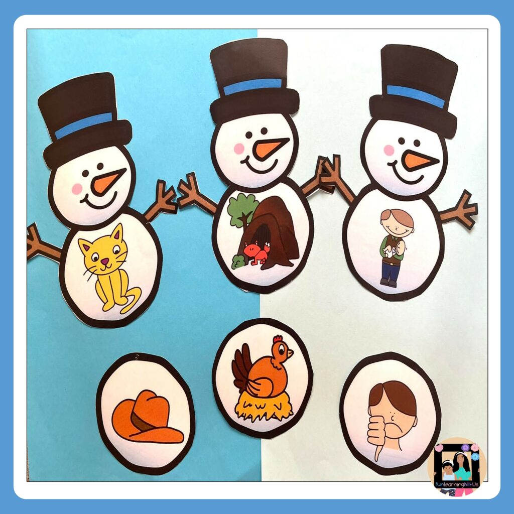 Winter Snowman Rhyming Craft | Winter Crafts | Made By Teachers