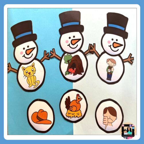 Winter Snowman Rhyming Craft | Winter Crafts | Made By Teachers