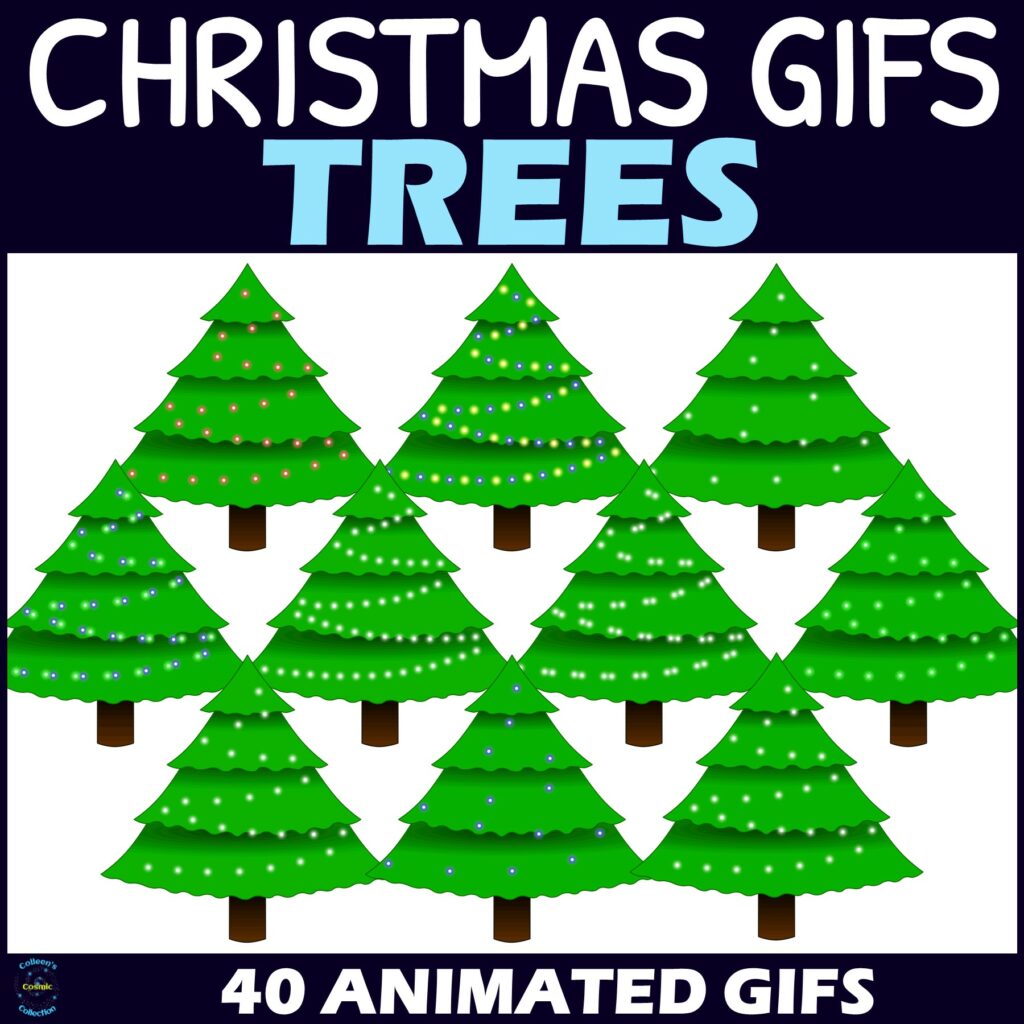Christmas Trees GIFs - Animated Christmas Clipart | Made By Teachers
