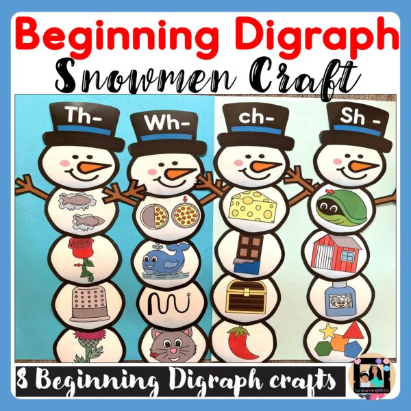 Winter Kindergarten Beginning Digraph Activity | Made By Teachers