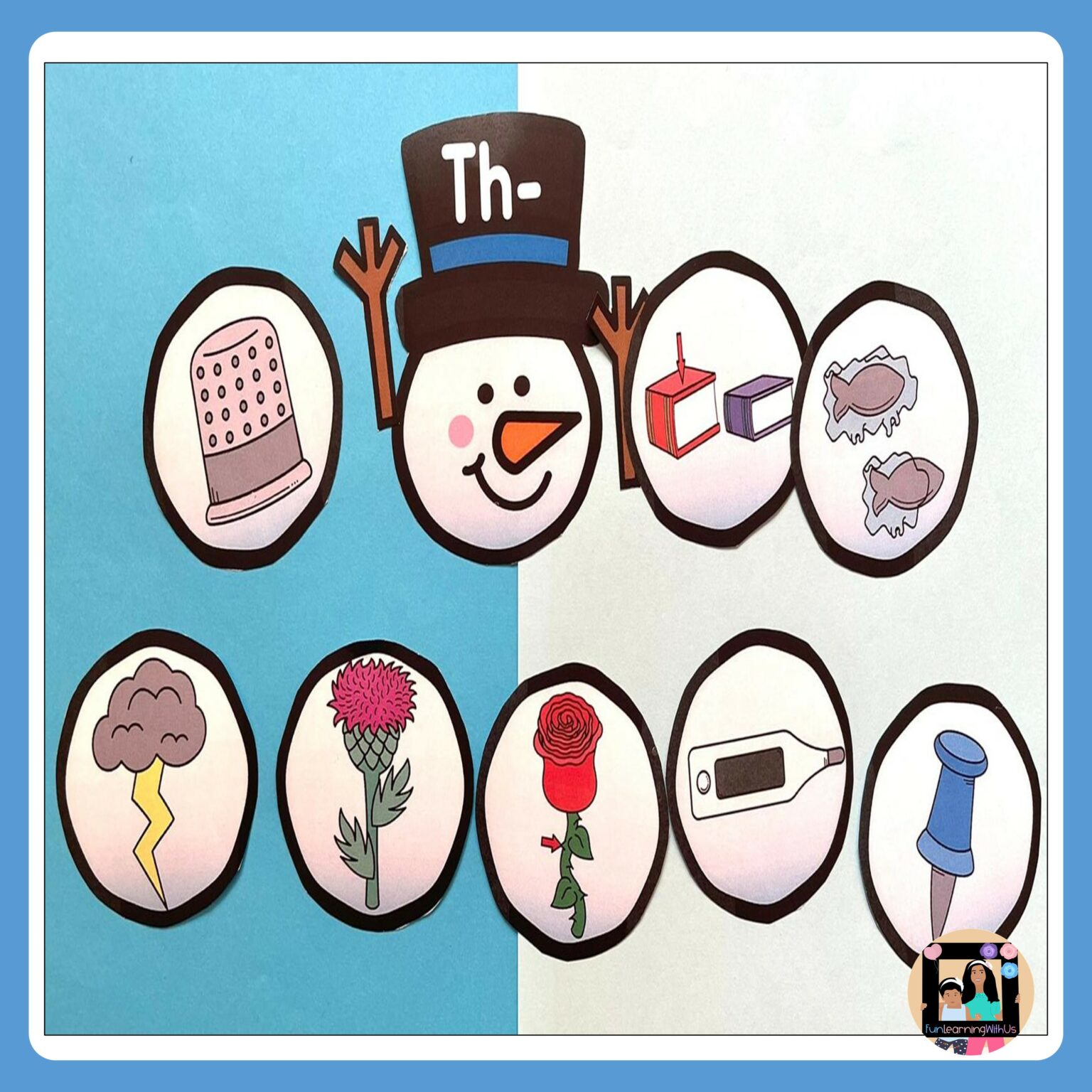 Winter Kindergarten Beginning Digraph Activity | Made By Teachers