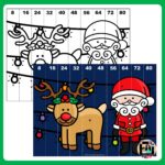 Christmas Math Puzzles Skip Counting Activity - Made By Teachers