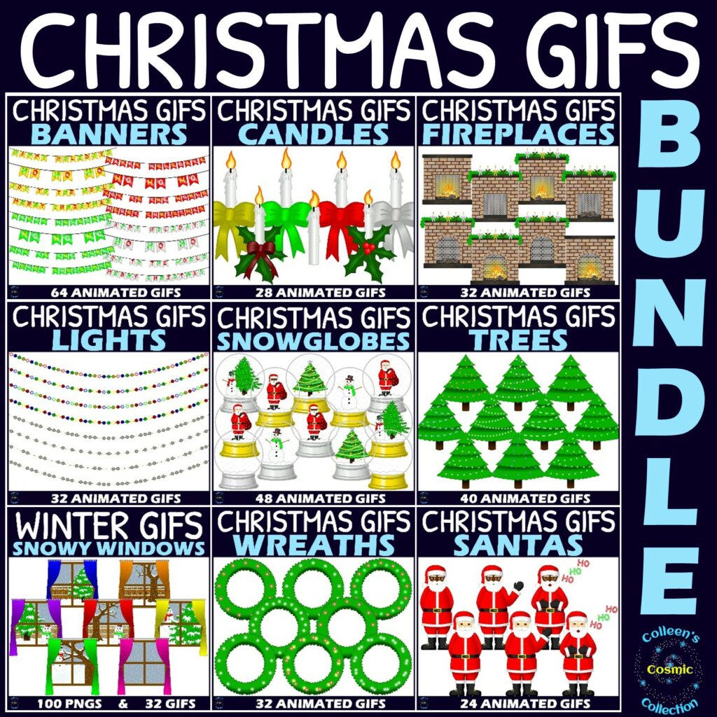 Christmas GIFs BUNDLE | Made By Teachers