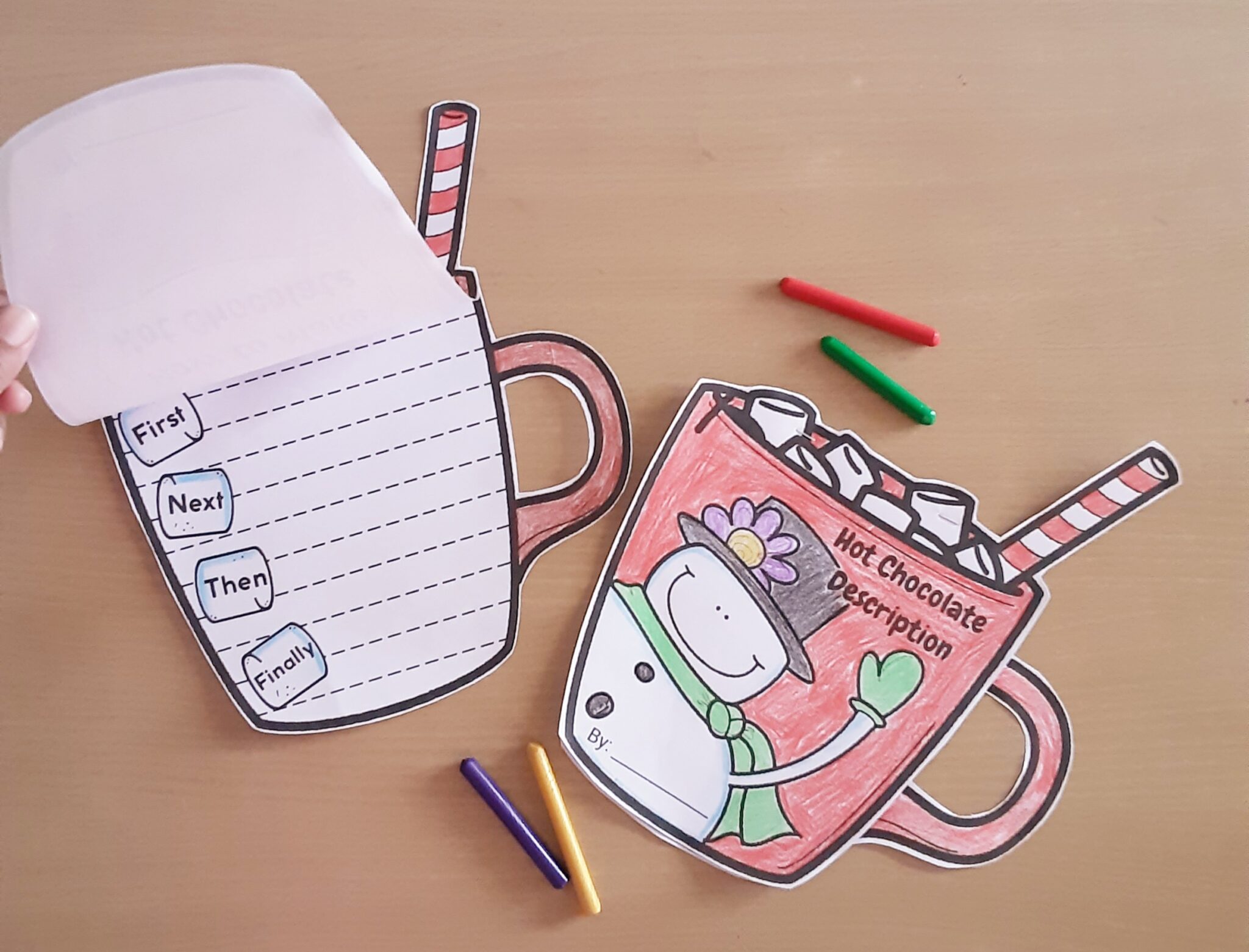 Hot Chocolate Writing Craft | The Polar Express | Made By Teachers