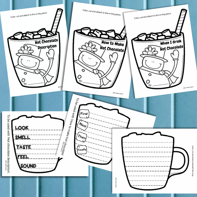 Hot Chocolate Writing Craft | The Polar Express | Made By Teachers