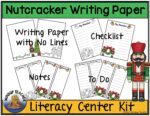 Nutcracker Christmas Writing Paper Color and B&W | Made By Teachers