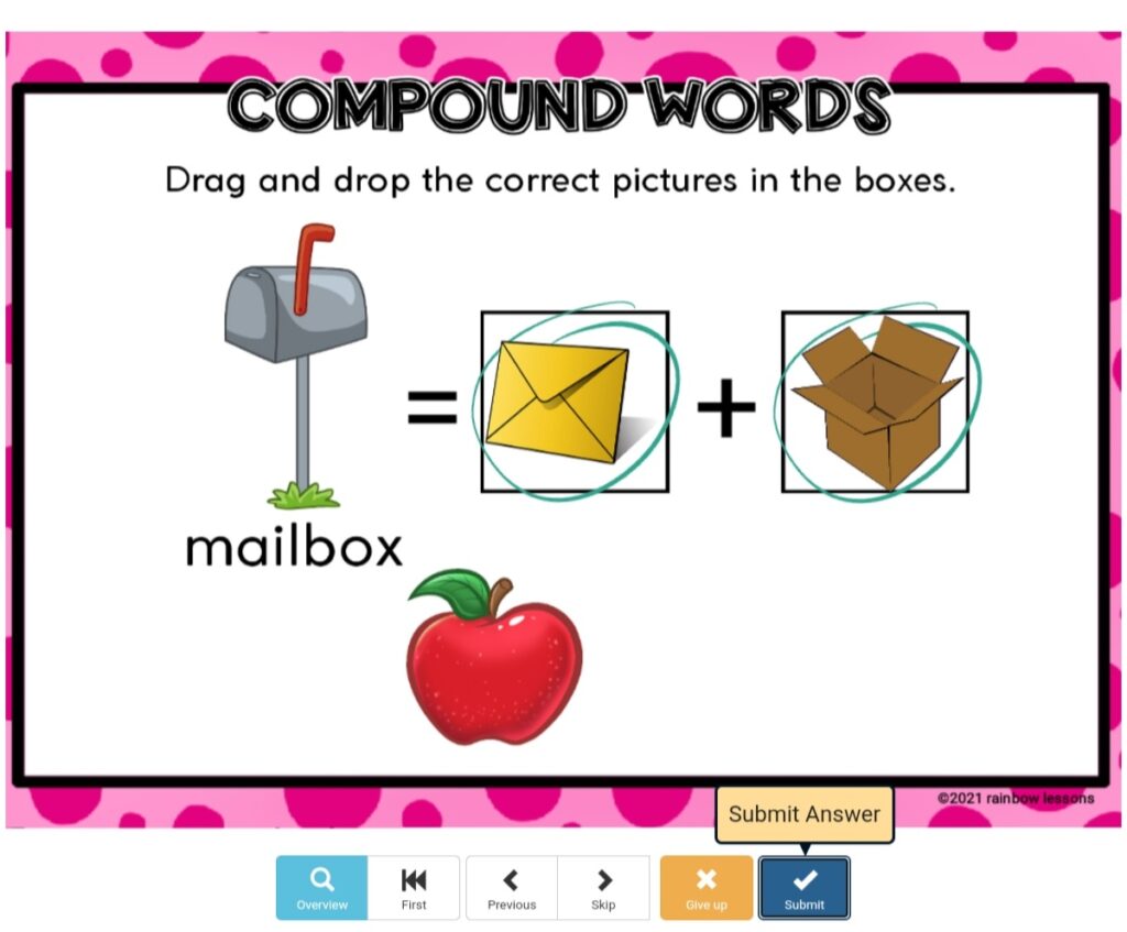 Compound Words Boom Cards | Kindergarten Literacy | Made By Teachers