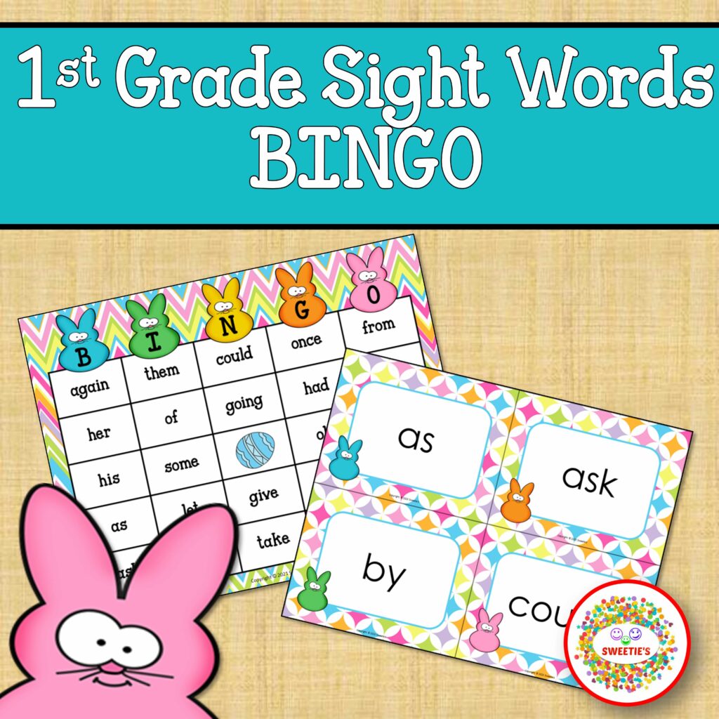 First Grade Sight Word Bingo Easter Made By Teachers