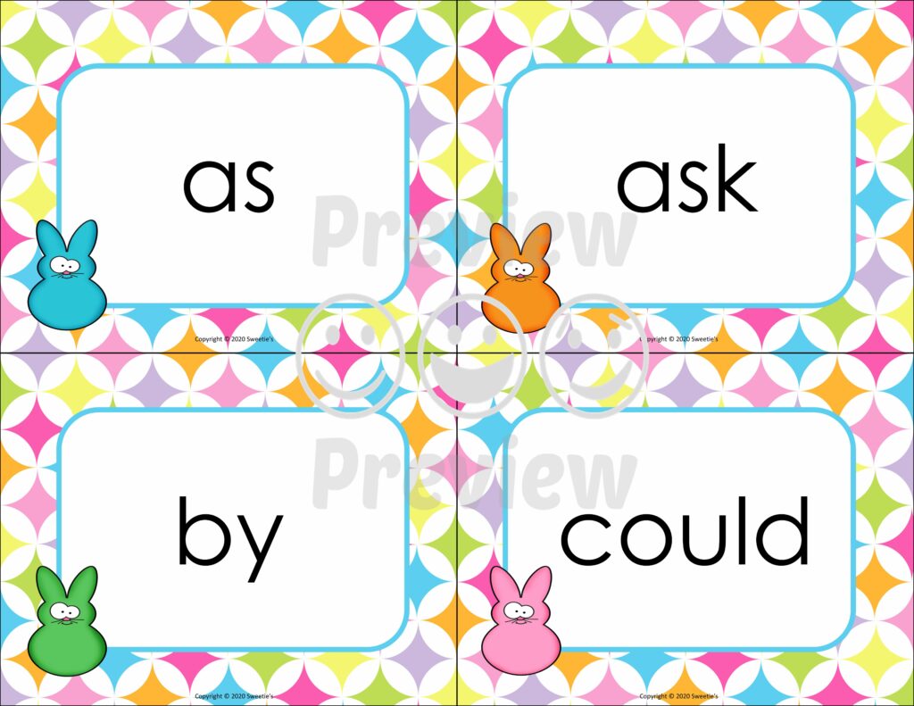 First Grade Sight Word Bingo Easter | Made By Teachers
