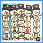 Winter Snowman Beginning & Ending Digraph Bundle - Made By Teachers