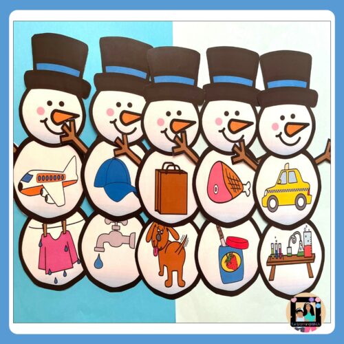 Winter Snowman Literacy Activity Bundle - Made By Teachers