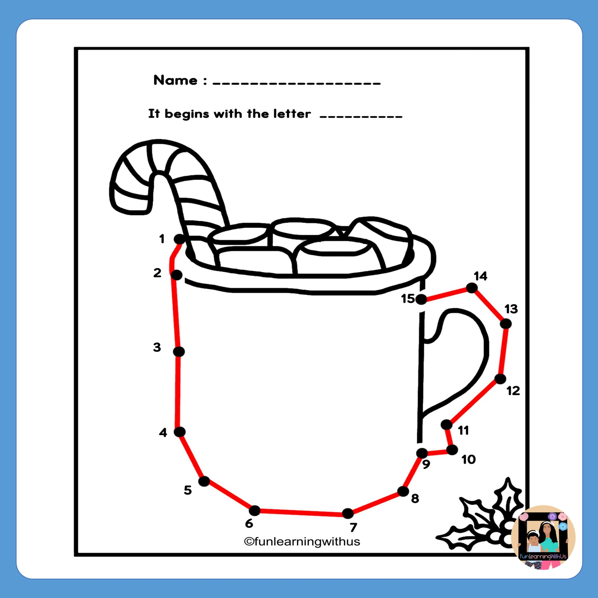 Winter Dot to Dot Counting to 30 - Made By Teachers